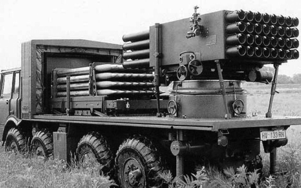 višecijevni bacač, raketni - Hrvatska enciklopedija