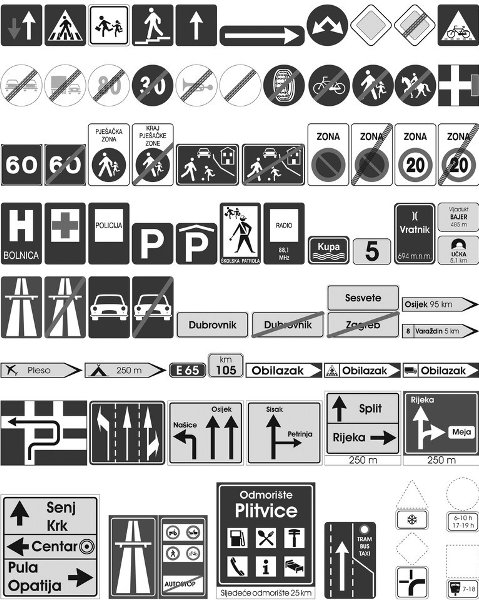 prometni znakovi - Hrvatska enciklopedija