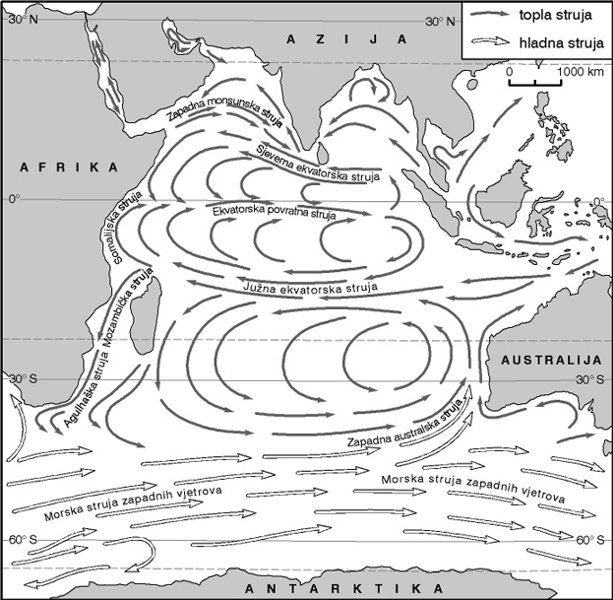 Indijski ocean - Hrvatska enciklopedija