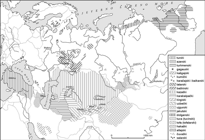 turkijski jezici - Hrvatska enciklopedija